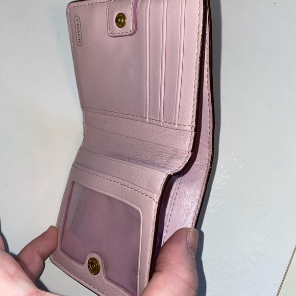Coach | Bags | Coach Signature Wallet Pink Bifold | Poshmark